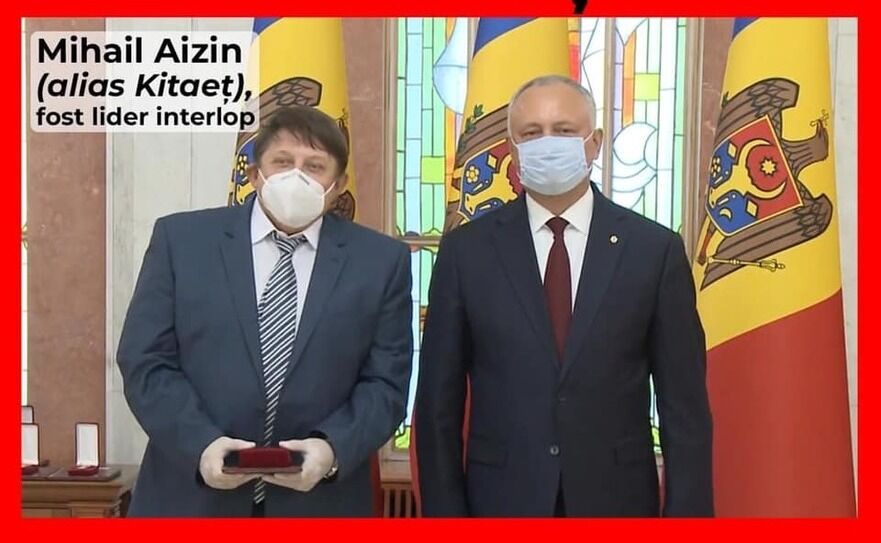 Igor Dodon a decorat un fost lider interlop cu "Gloria Muncii ...