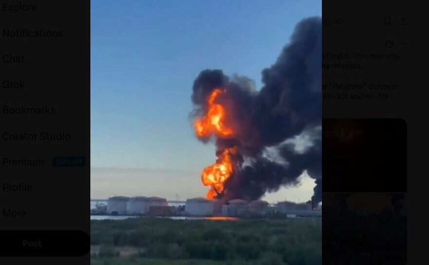 Ucraina a lovit cel mai mare terminal petrolier al Rusiei de la Marea ...